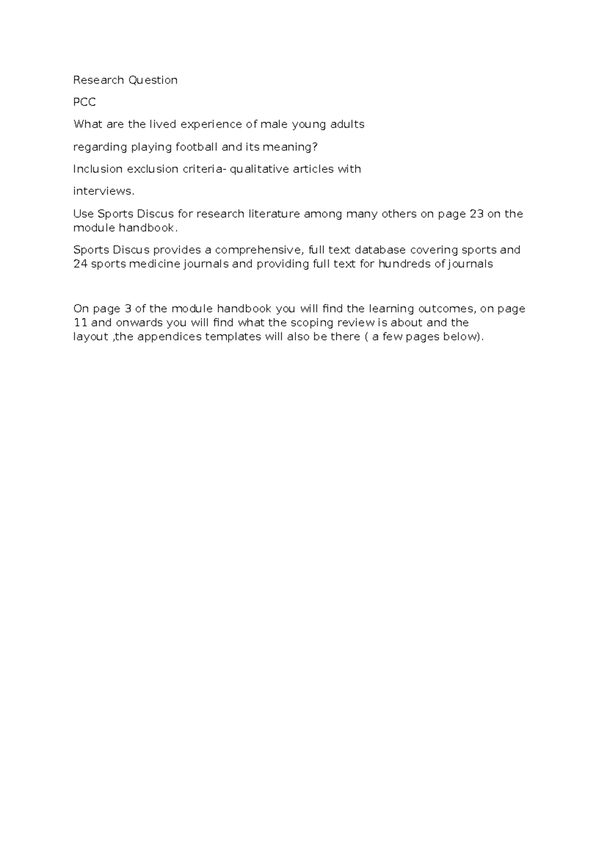 Research-question - Research methods - Research Question PCC What are ...