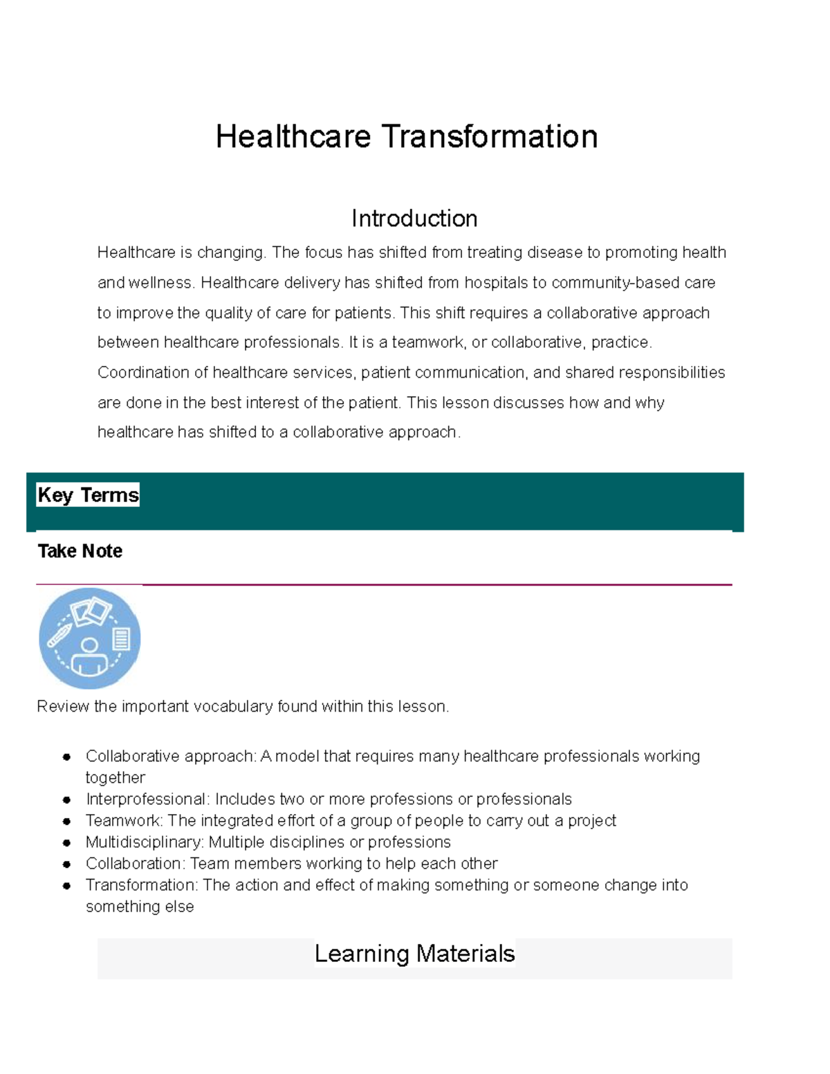 Healthcare Transformation - Healthcare Transformation Introduction ...