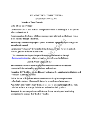 3568 diploma in ict module 1 revision questions and answers - Review ...