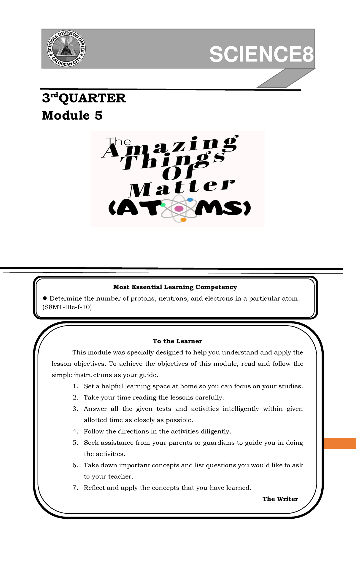 Science 8 Q3 Week 5 1 - Just read it you will know - SCIENCE 8 3 rd ...