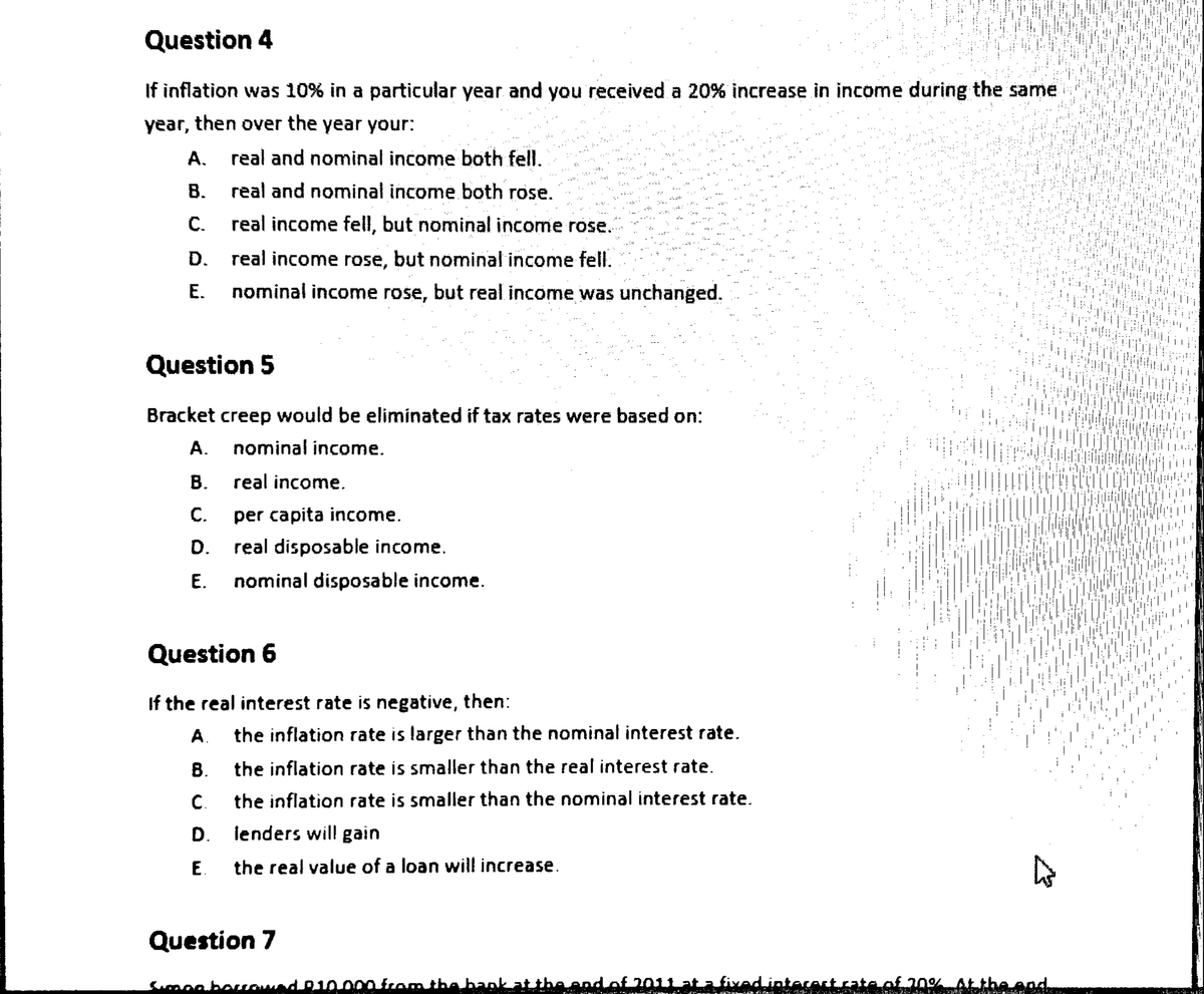 ECON 122 CHAP 20- Inflation Questions - ECON 122 - Studocu
