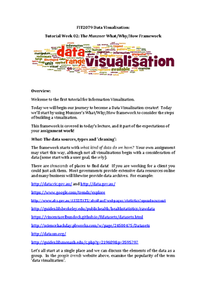 Exam 2018, questions and answers - FIT3179 Data Visualisation Sample ...