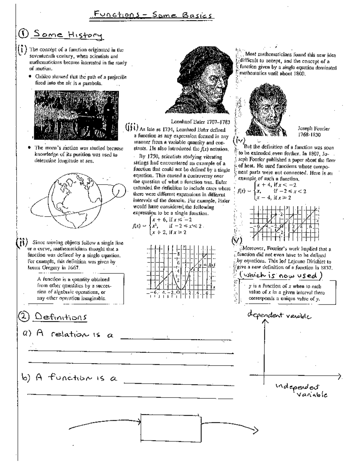 Functions - Some basics - Studocu