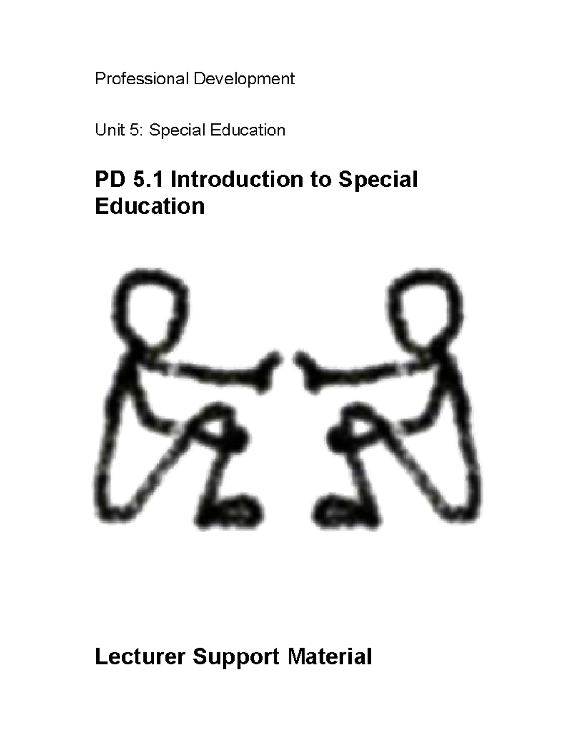 Pd se 5 1 introduction to special education lecturer - Professional ...