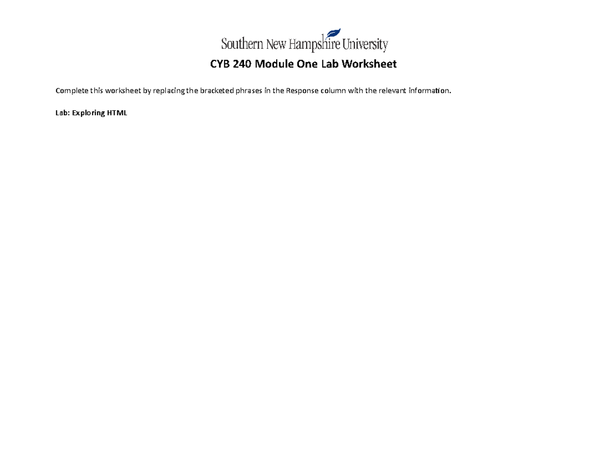 Module 1 Lab Activity _ Module 1 Lab Introduction to Science Scientific ...