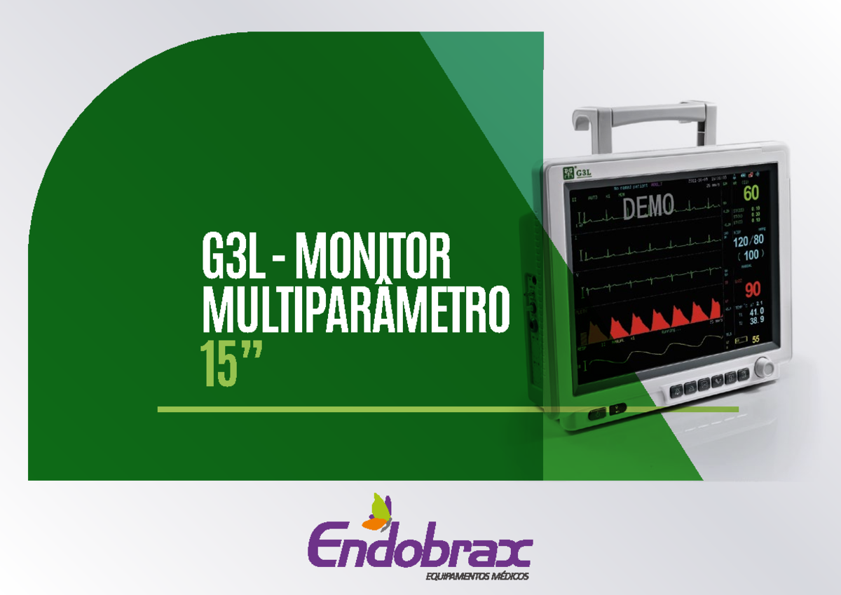 Catálogo Monitor G3L 15 - G3L - MONITOR MULTIPAR¬METRO 15î PAR¬METROS GERAIS PAR¬METROS ...