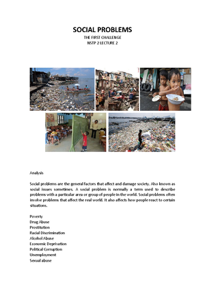 Guidelines-NSTP 2(Project Proposal) - MANAGEMENT OF NSTP COMMUNITY-BASED PROJECT MODULE OVERVIEW ...