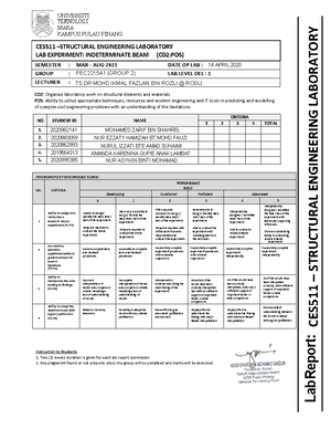 LAB Report- Leveling ( Profile & Cross Section) - SURVEYING LABORATORY ...