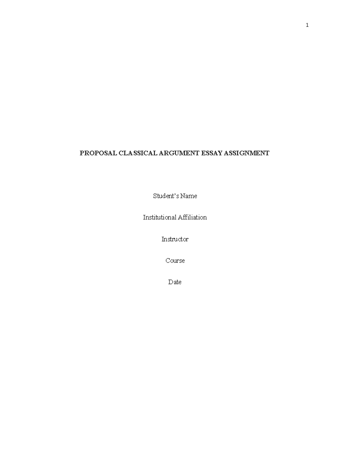 16385-4193439.edited - PROPOSAL CLASSICAL ARGUMENT ESSAY ASSIGNMENT ...