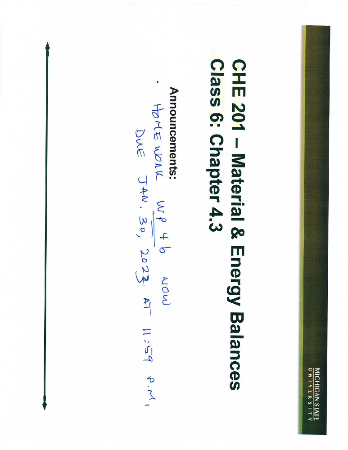 CHE 201 SS2023 scanned Lec 6-2 - CHE 201 - Studocu