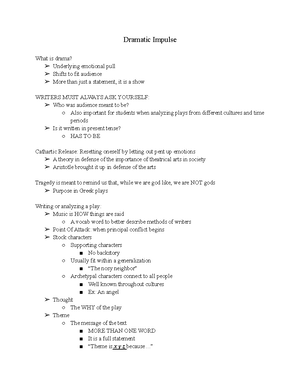 Elements of Drama - 1 Plot Climatic plot traditional linear ...
