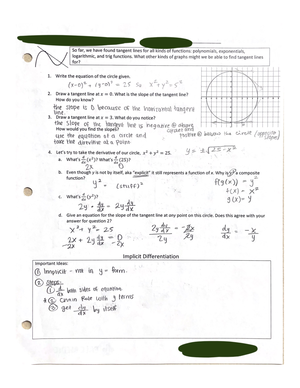 Calculus 1 Second Derivative Test - MA 4633 - Studocu