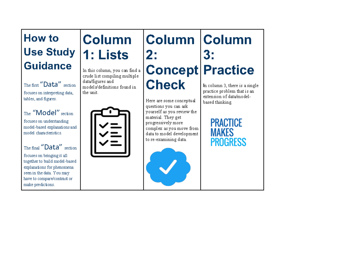 CT Exam 2 Study Guidance - How to Use Study Guidance The first “Data ...