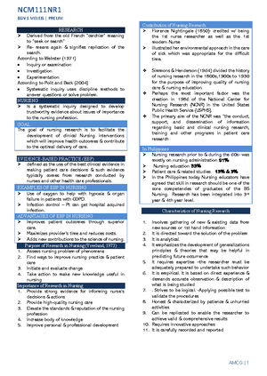 PL NCM112 OFI - OFI - RESPI, CARDIO, HEMA - BSN 3 MELEIS| PRELIM ...