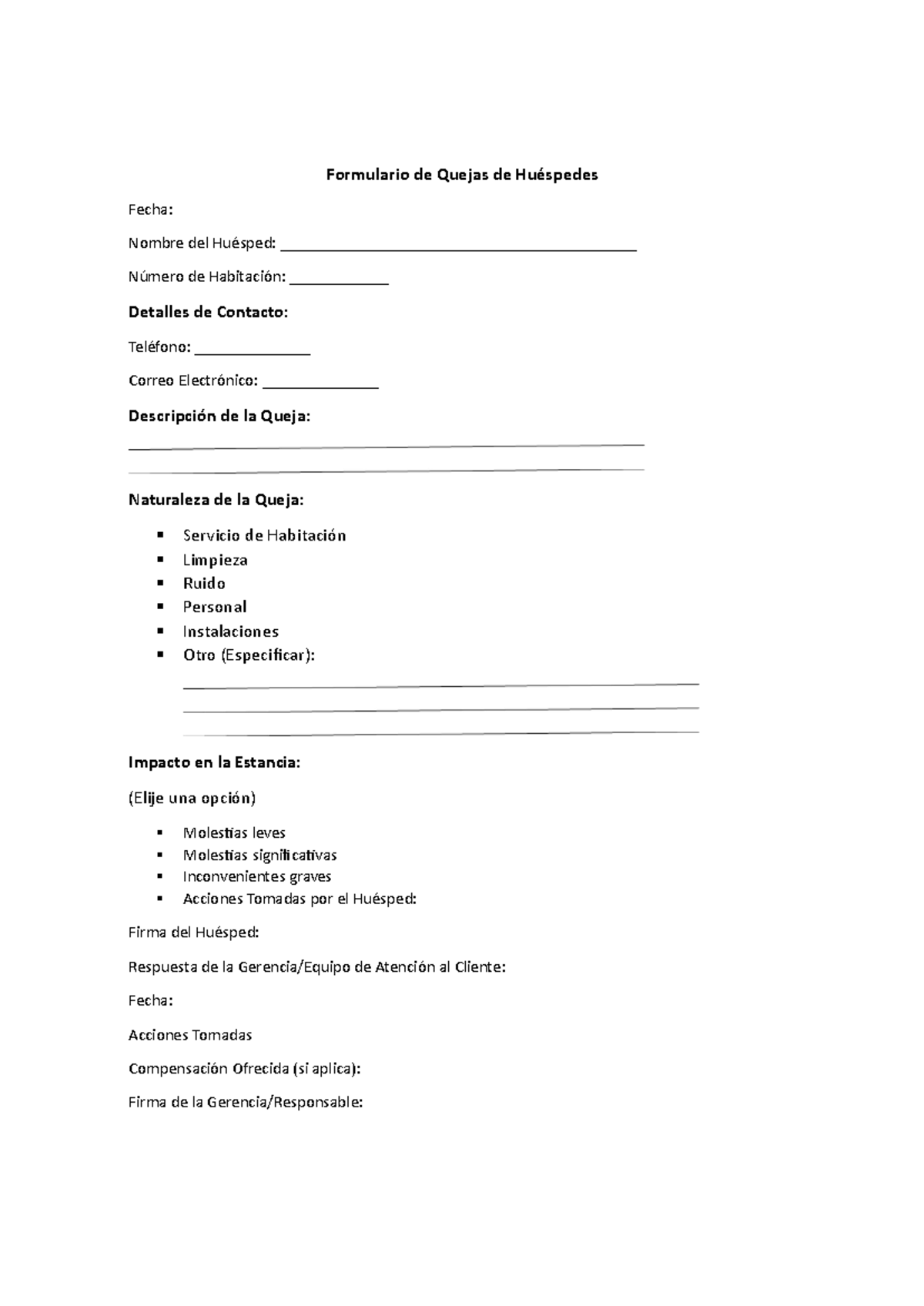 Formulario - Studocu