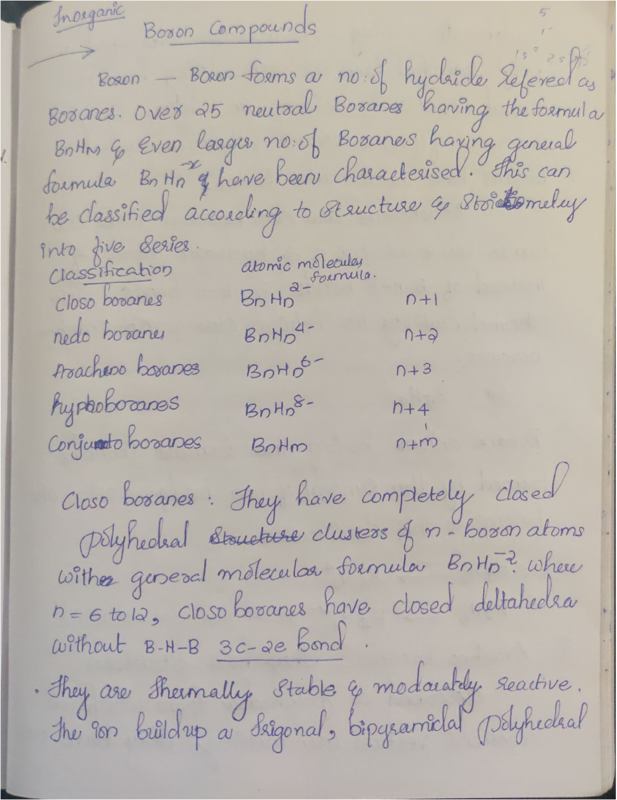 Boron compound (inorganic)6 sem - BSc Chemistry - Studocu