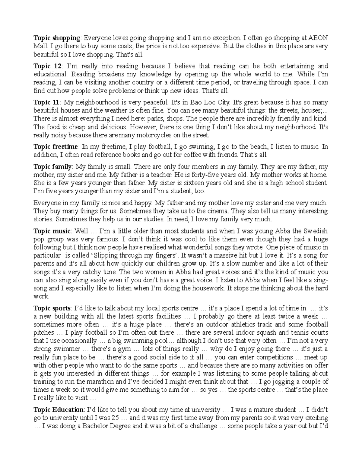 431879191-Topic-Shopping - Topic shopping: Everyone loves going ...