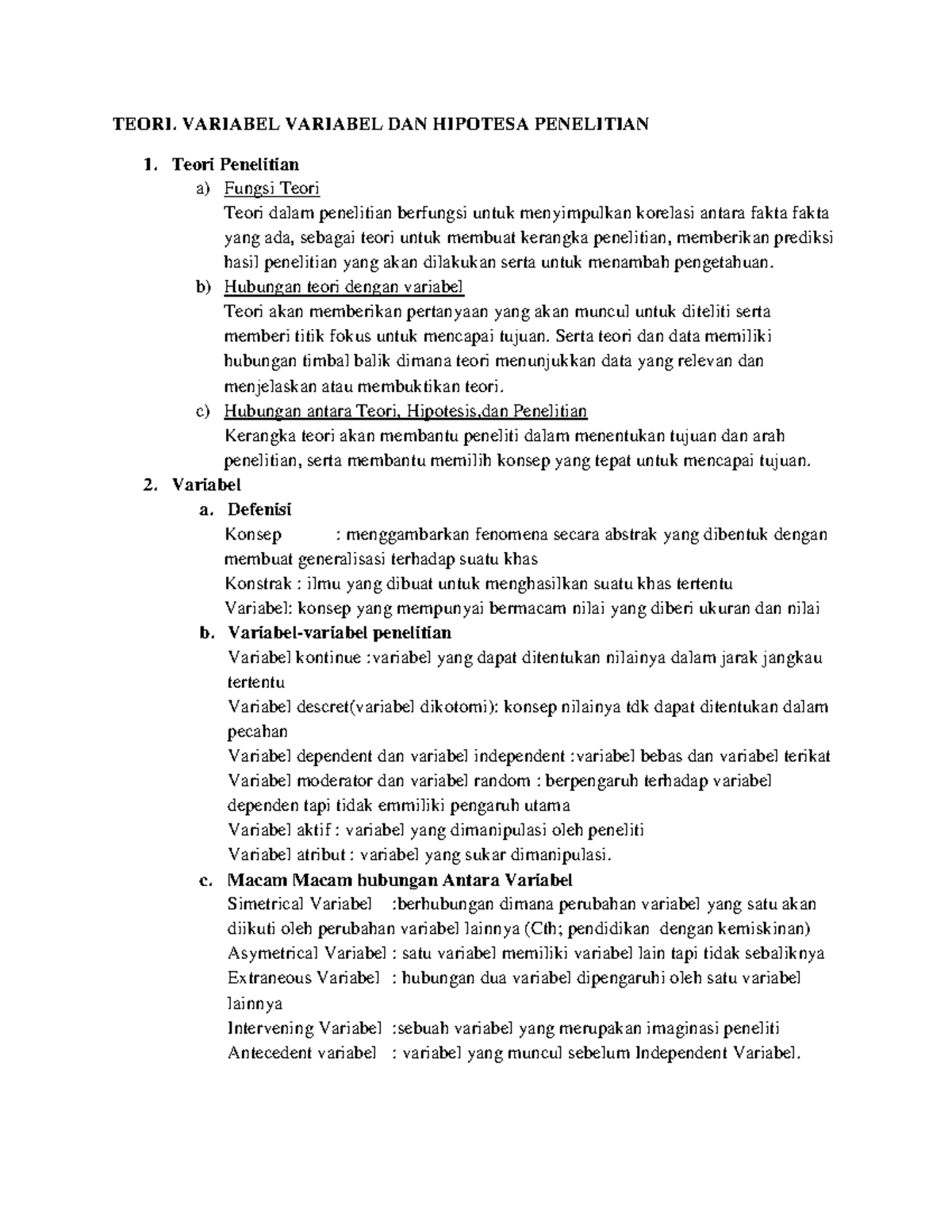 2. Resume Resapina Br Bangun E1D019021 - TEORI. VARIABEL VARIABEL DAN ...