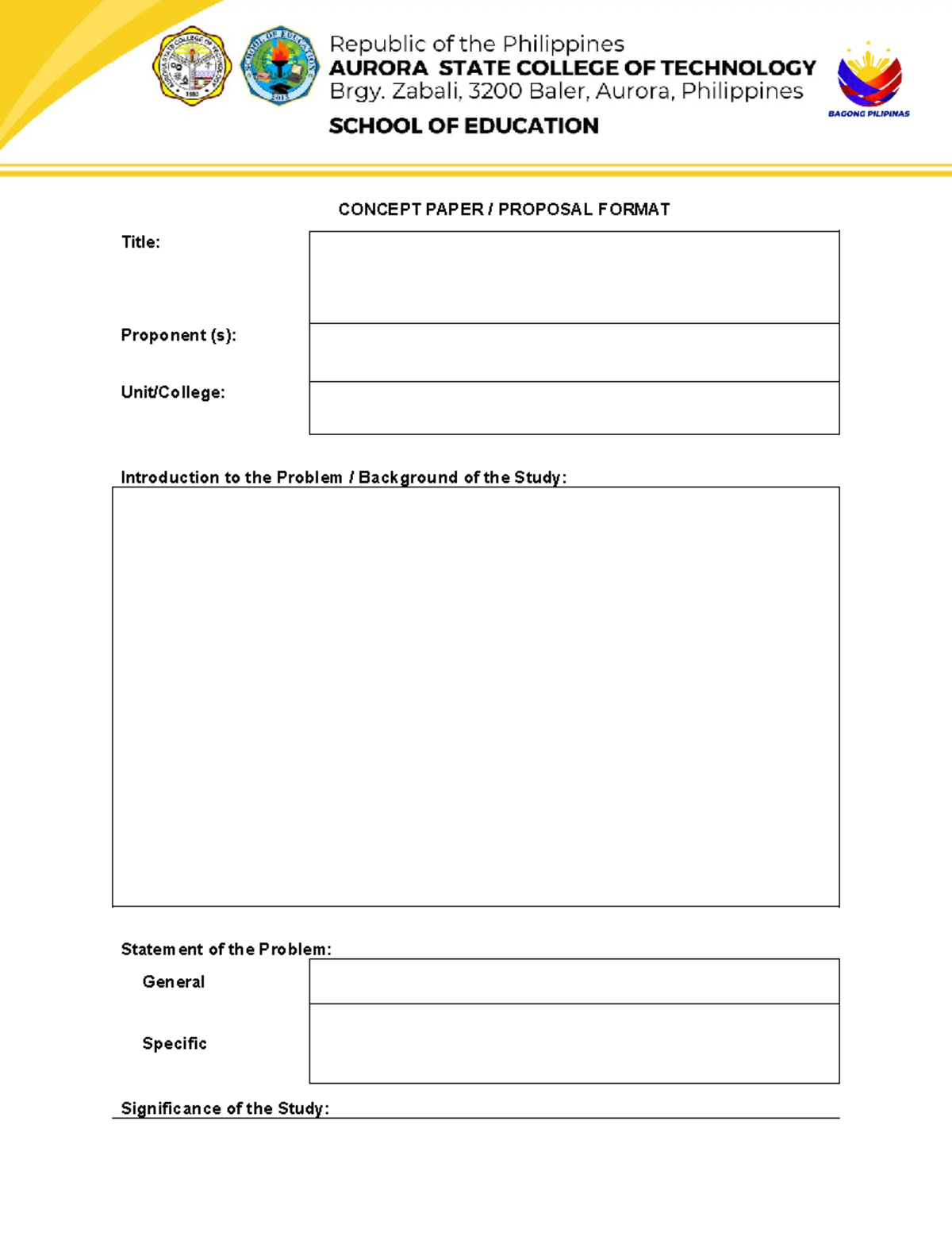 So Ed-Concept-Paper - This is a sample concept paper for research ...