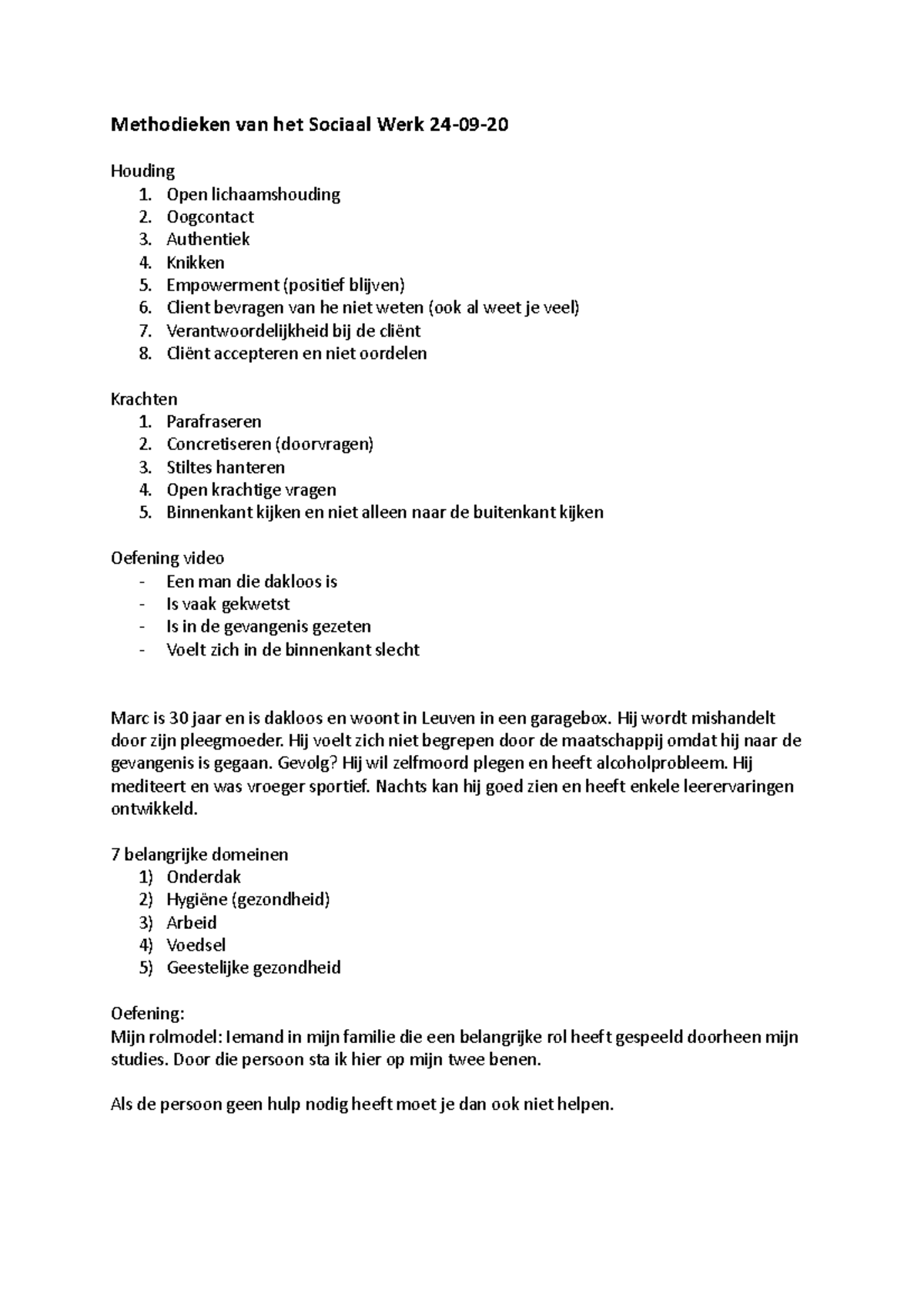 Methodieken van het SW Notities - Methodieken van het Sociaal Werk 24 ...