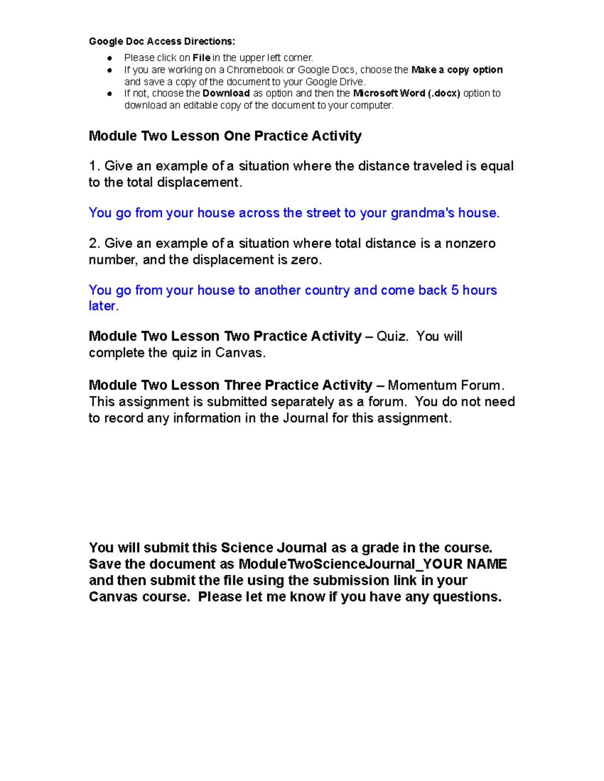 Module Two Science Journal Sergio Barahona - Google Doc Access ...