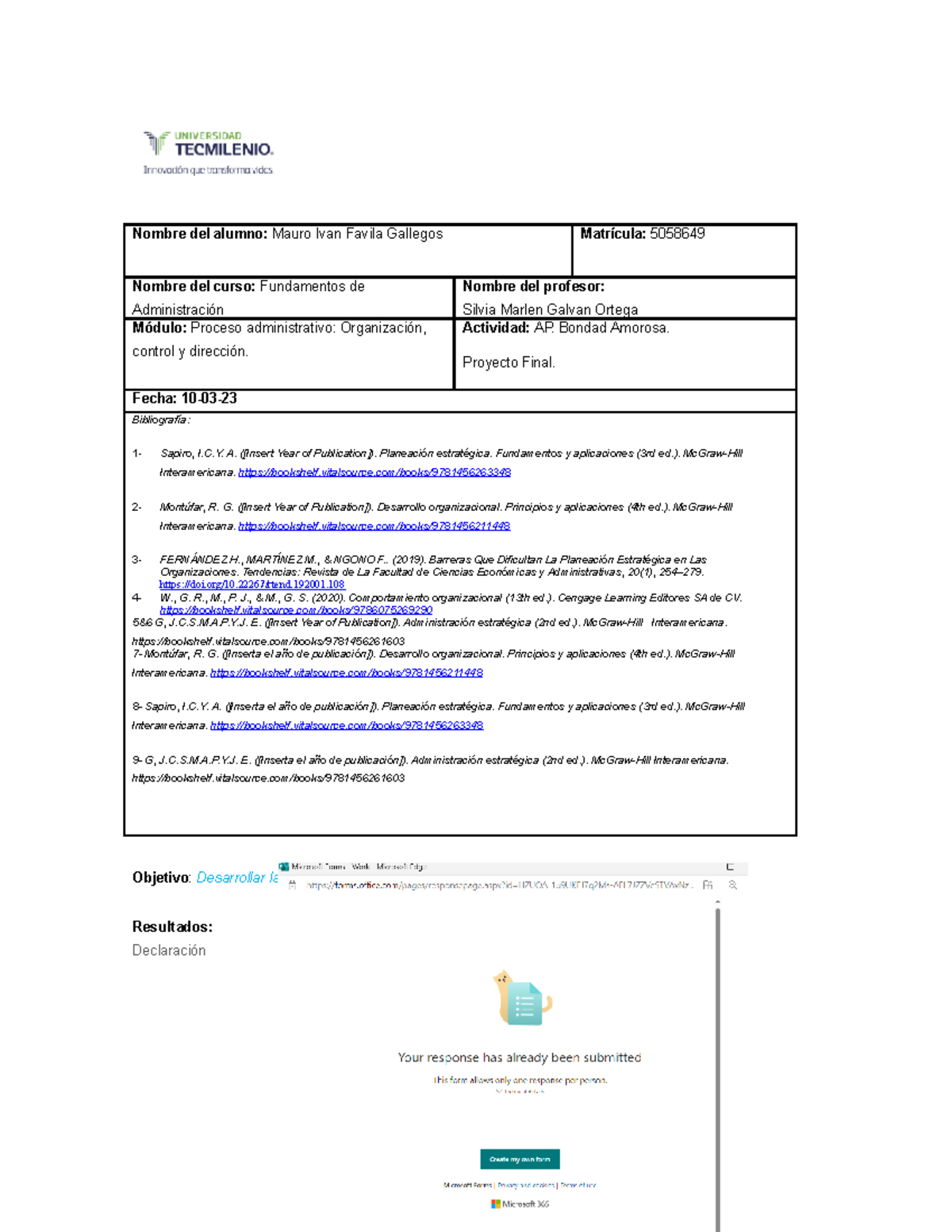 Evidencia 2 Ivan Favila - Nombre del alumno: Mauro Ivan Favila Gallegos ...