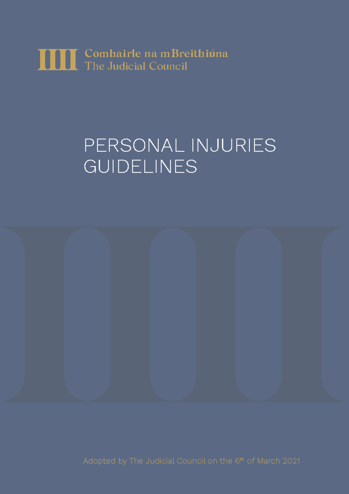 Personal Injuries Guidelines - The Judicial Council Comhairle na ...