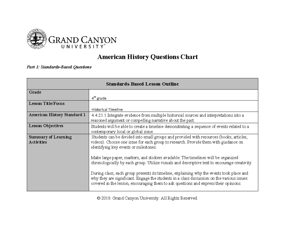T3 American History Questions Chart - American History Questions Chart ...