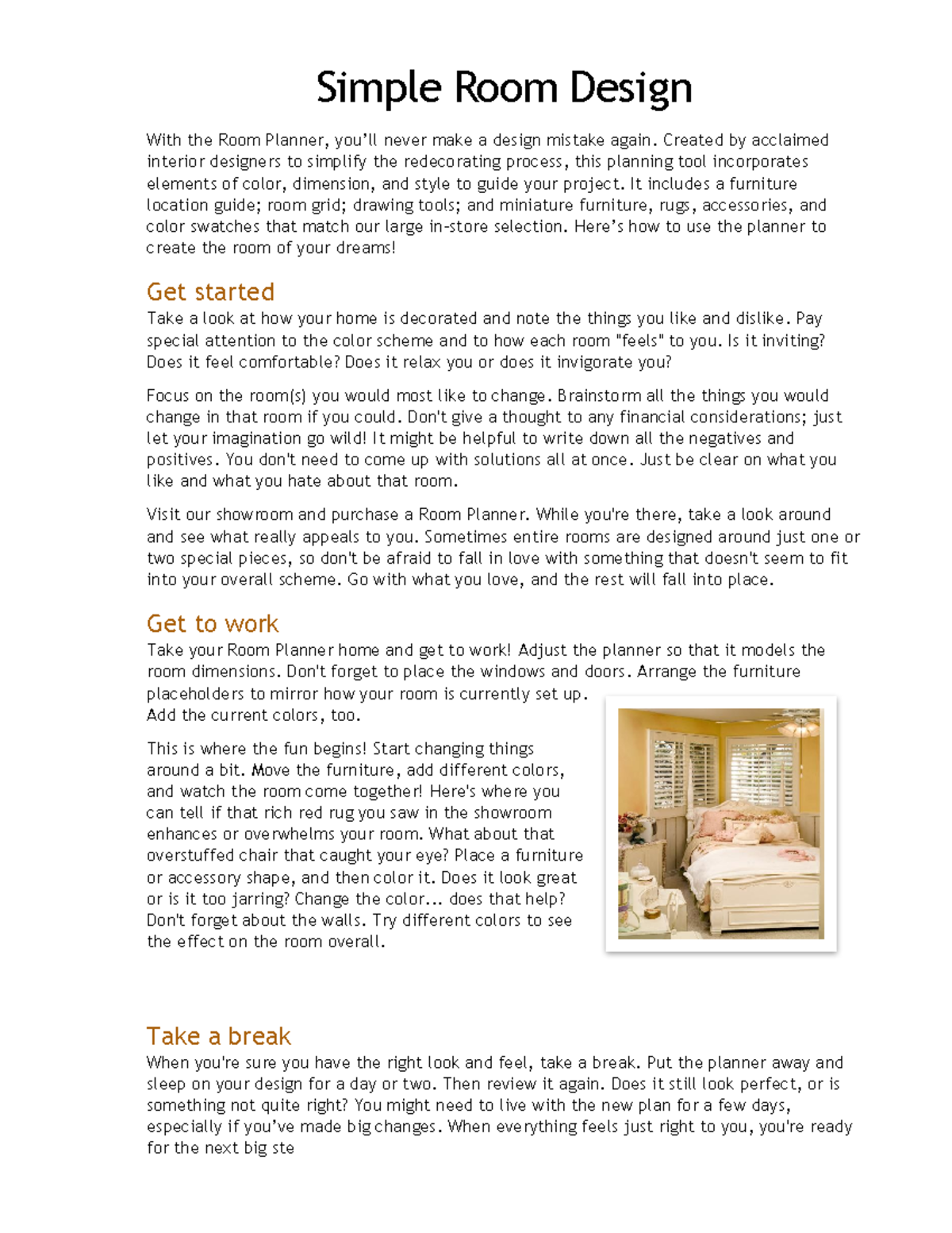 1 - practice - Simple Room Design With the Room Planner, you’ll never ...