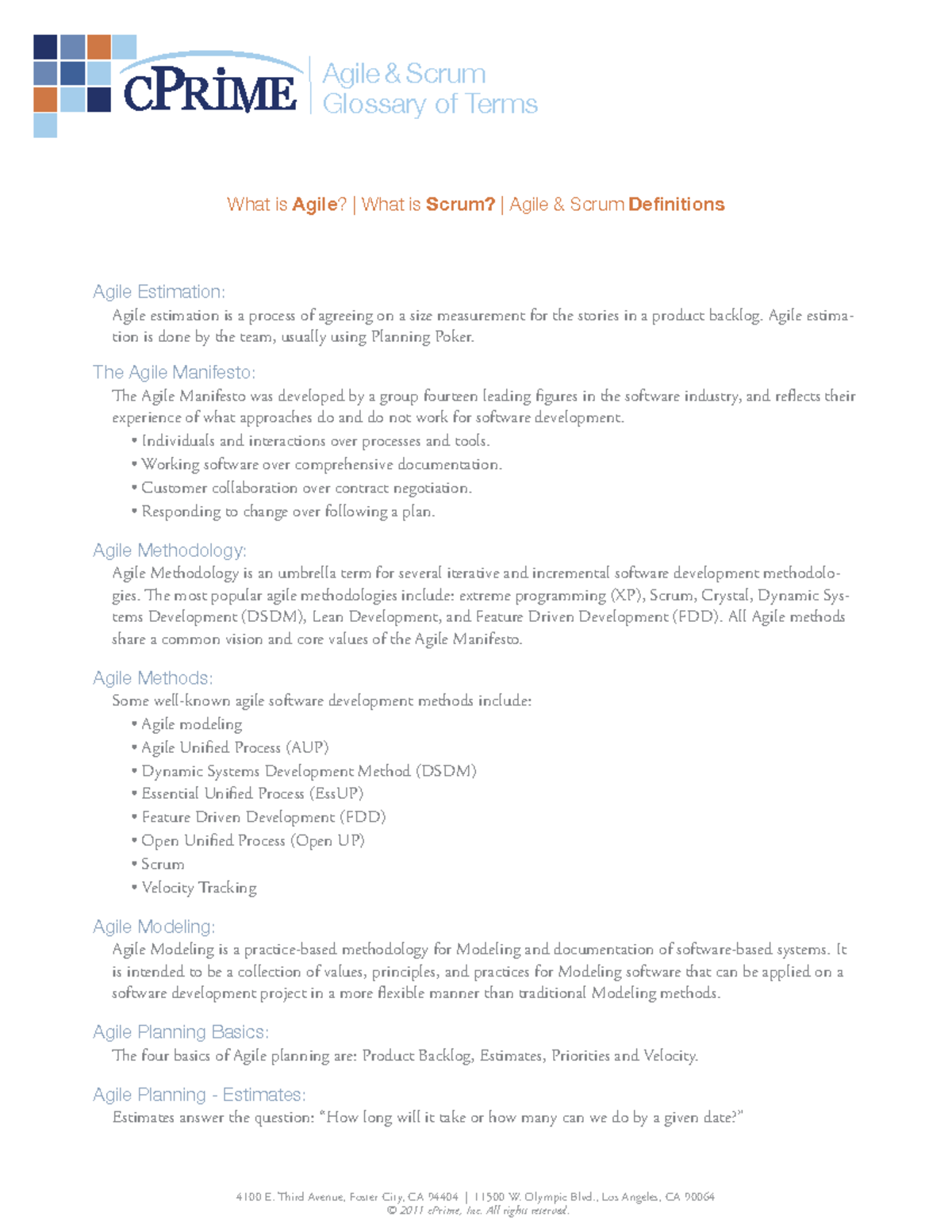 Agile-scrum-glossary - What is Agile? | What is Scrum? | Agile & Scrum Definitions Agile - Studocu