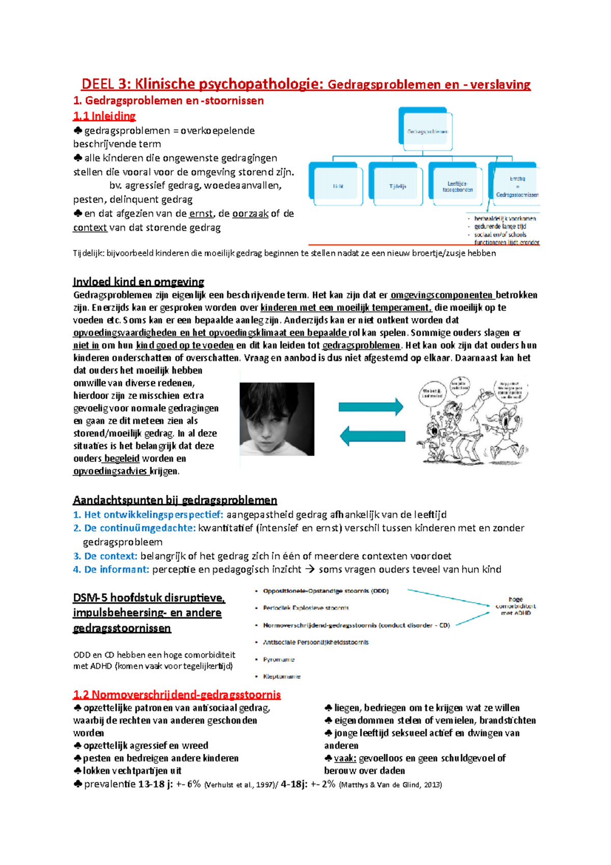 Les 8 KLP - Gedragsproblemen en verslaving - DEEL 3: Klinische ...