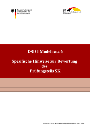Dsd I Modellsatz , Deutsches Sprachdiplom – Brezelbruder