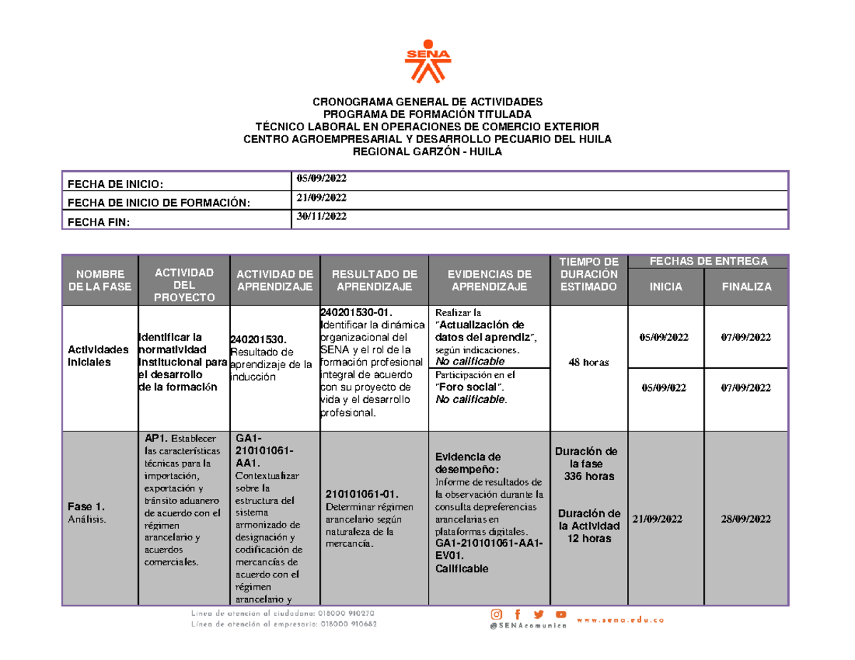 Cronograman Analisisn 2627252 n121626 416329 fe019d6f1 - CRONOGRAMA GENERAL DE ACTIVIDADES ...