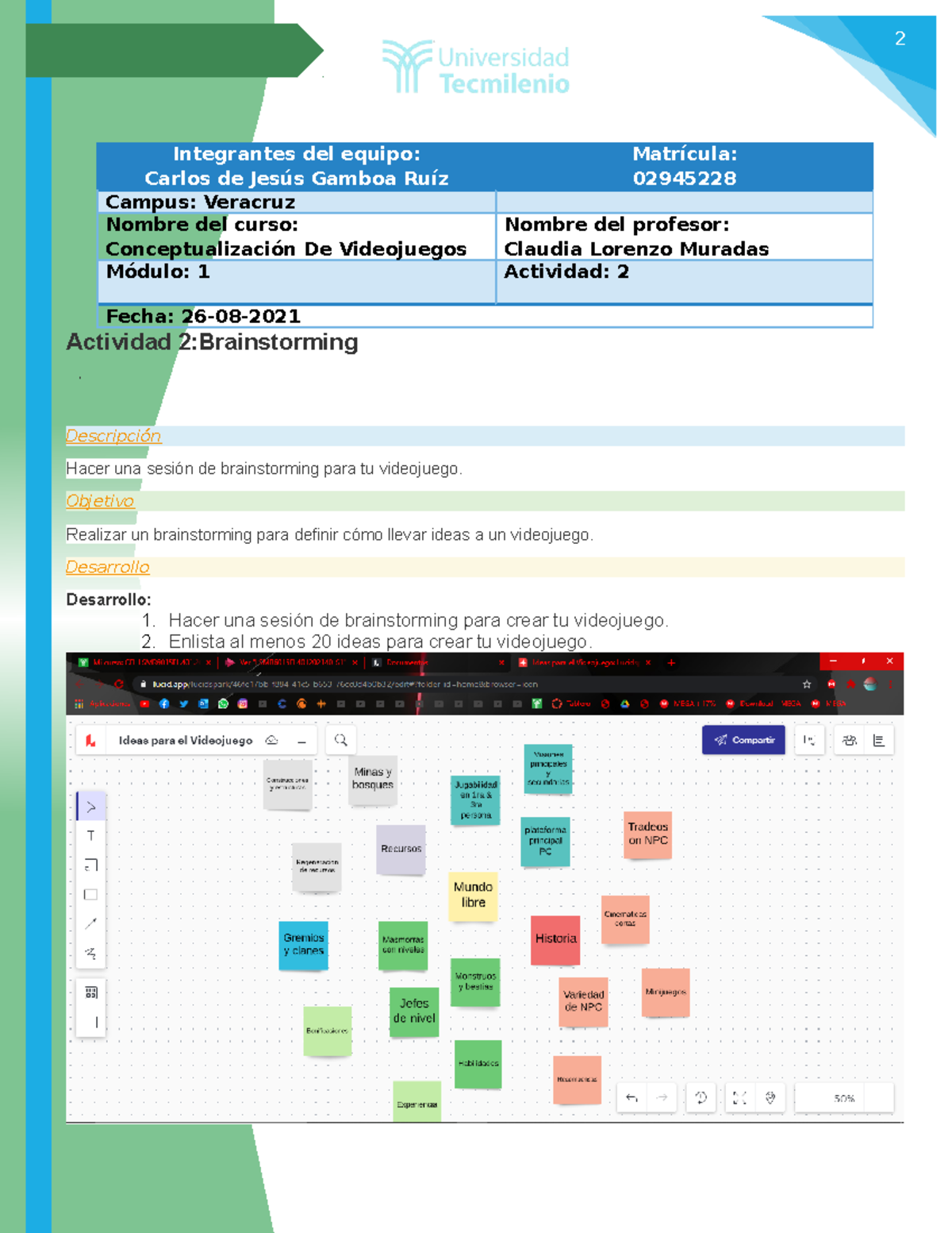 Actividad 2 CDV - fes ef se fsefs es esfesf - 2 Actividad 2 ...
