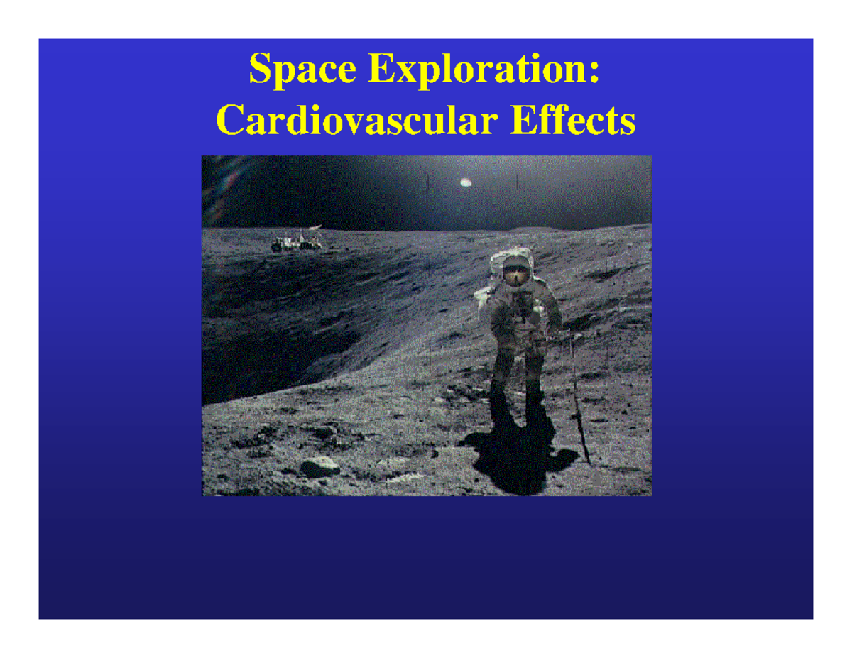 Microgravity+Cardiovascular+Part+I for final exam lecture notes - Space ...