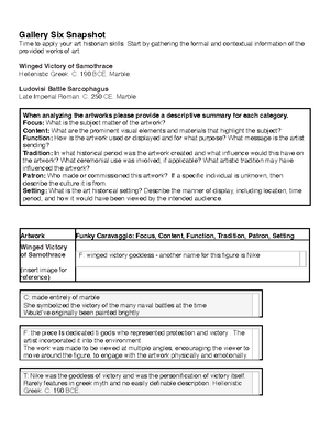 Greek Art Study Guide - AP Art History Name: Greek Art Study Guide For ...