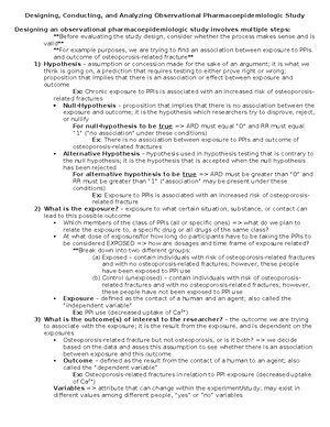 Research Methods Study Guide - Research Methods Study Guide Parameters ...