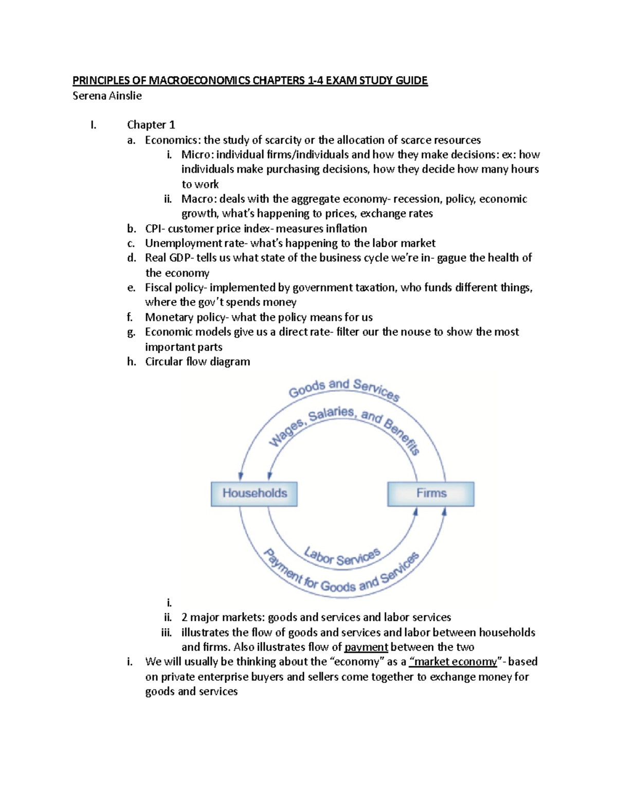 Principles OF Macroeconomics Chapters 1 - PRINCIPLES OF MACROECONOMICS ...