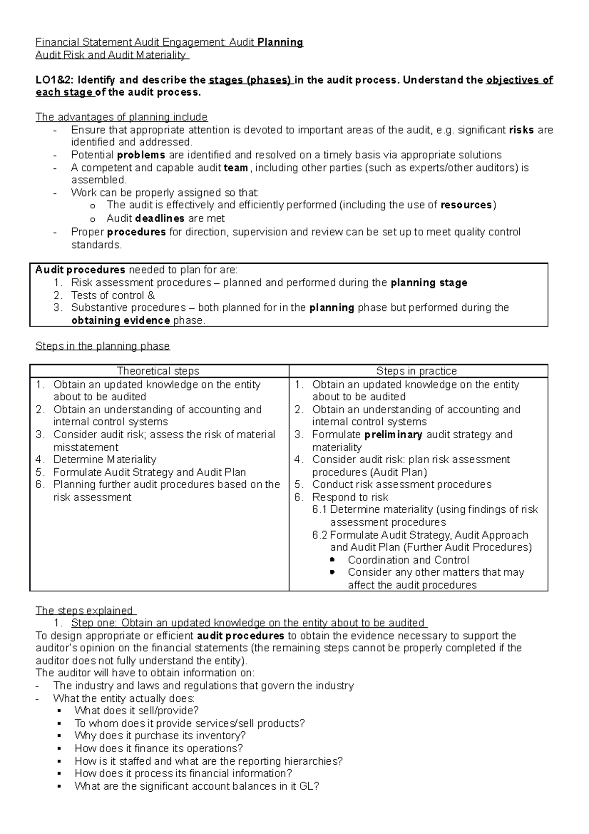 ROV301.4 (Complete) - Summary Auditing 3 - Financial Statement Audit ...
