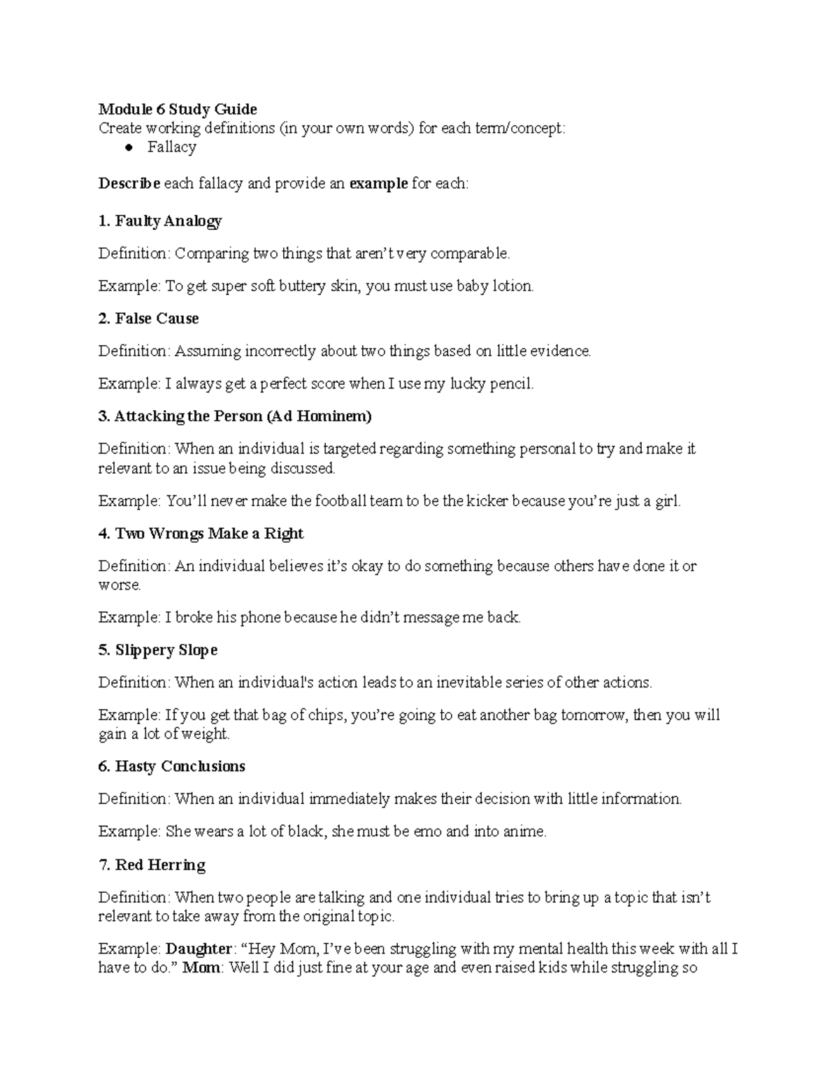 M6 Study Guide - Going over chapter 6 in Introduction of Society 3e ...