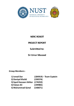 Microprocessor and Microcontroller, lab report - Instrumentation and Technology - Interfacing ...