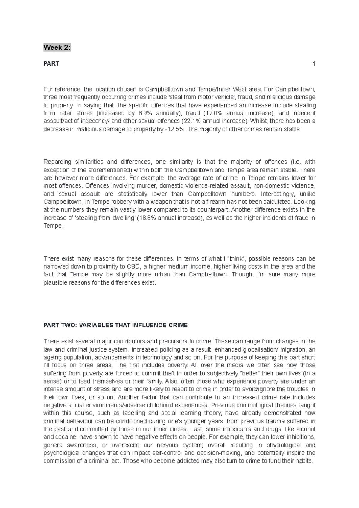 PICT1030 Participation Submission - Week 2: PART 1 For reference, the ...