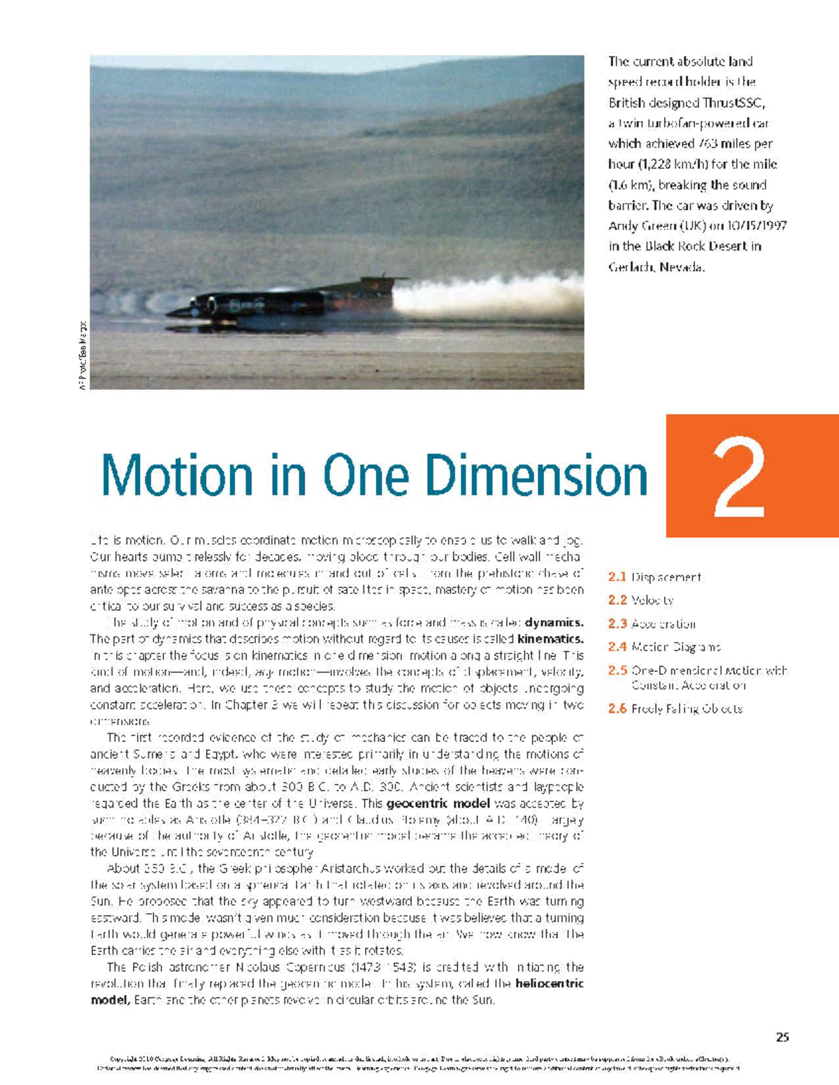 College Physics 9th Edition Chapter 2 Motion in One Dimension - AP ...