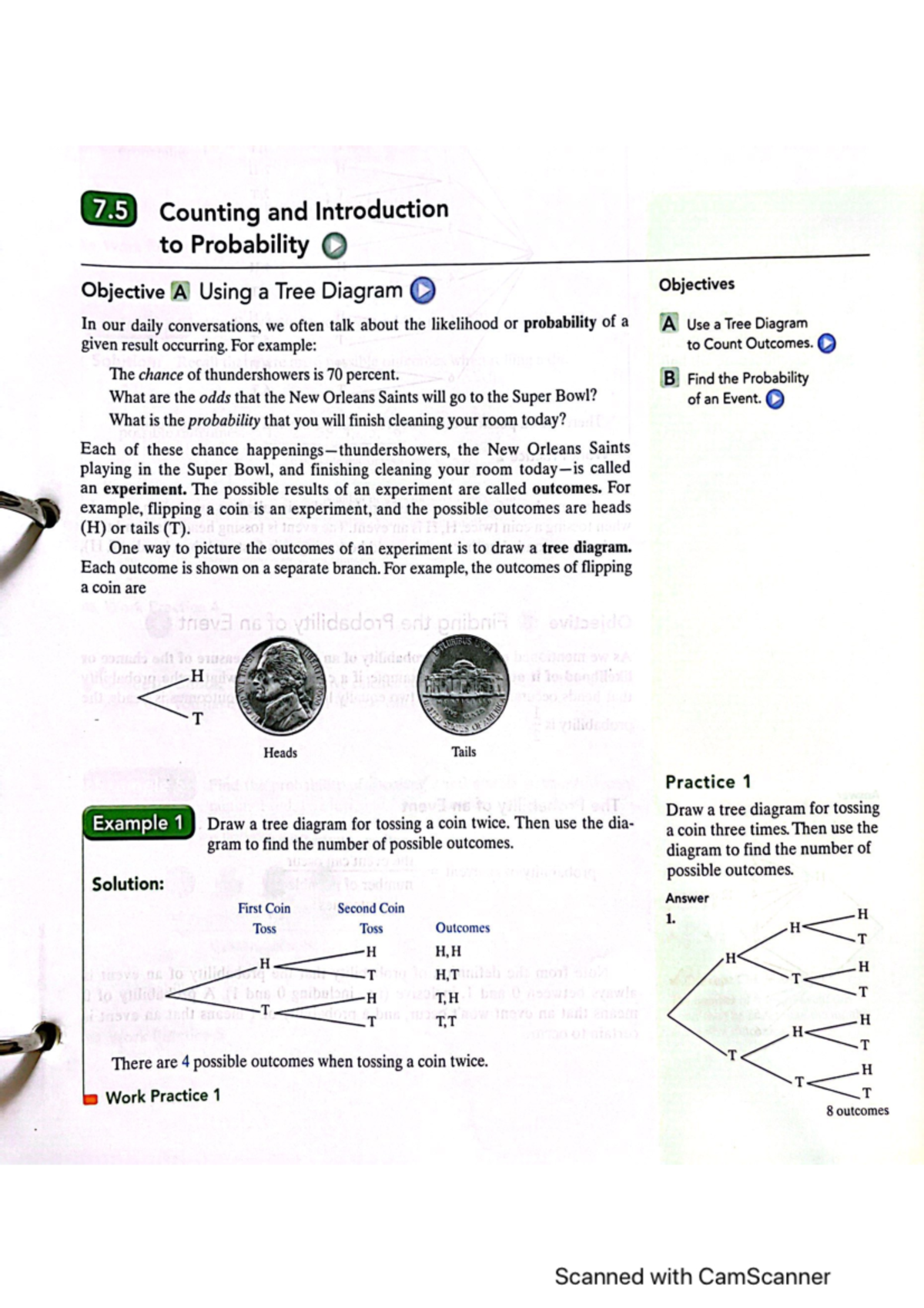 Math 111 Section 7.5 - Counting and Introduction to Probability ...