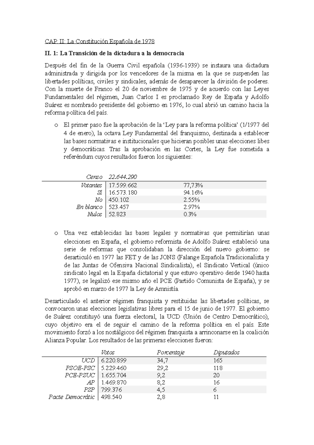 Derecho constitucional (Isidre Molas) - CAP. II: La Constitución ...