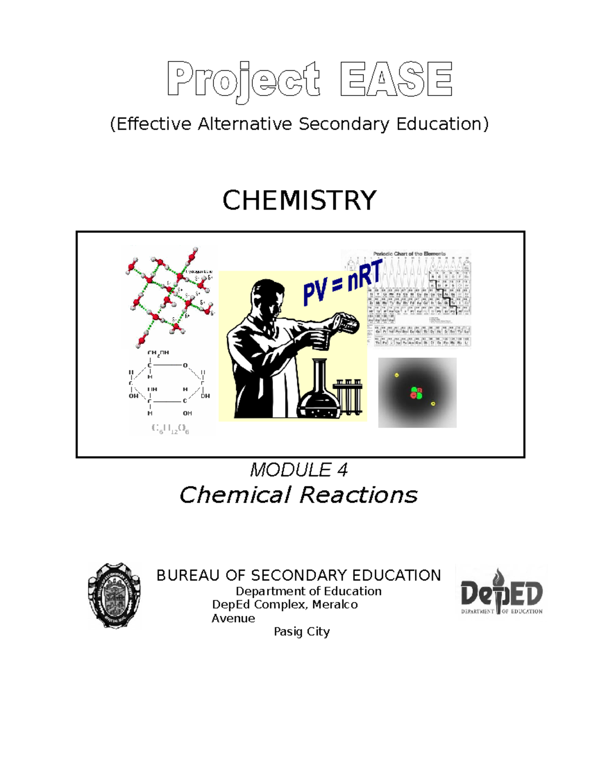 Chem Module 4Q4Chemical Reactions - (Effective Alternative Secondary ...
