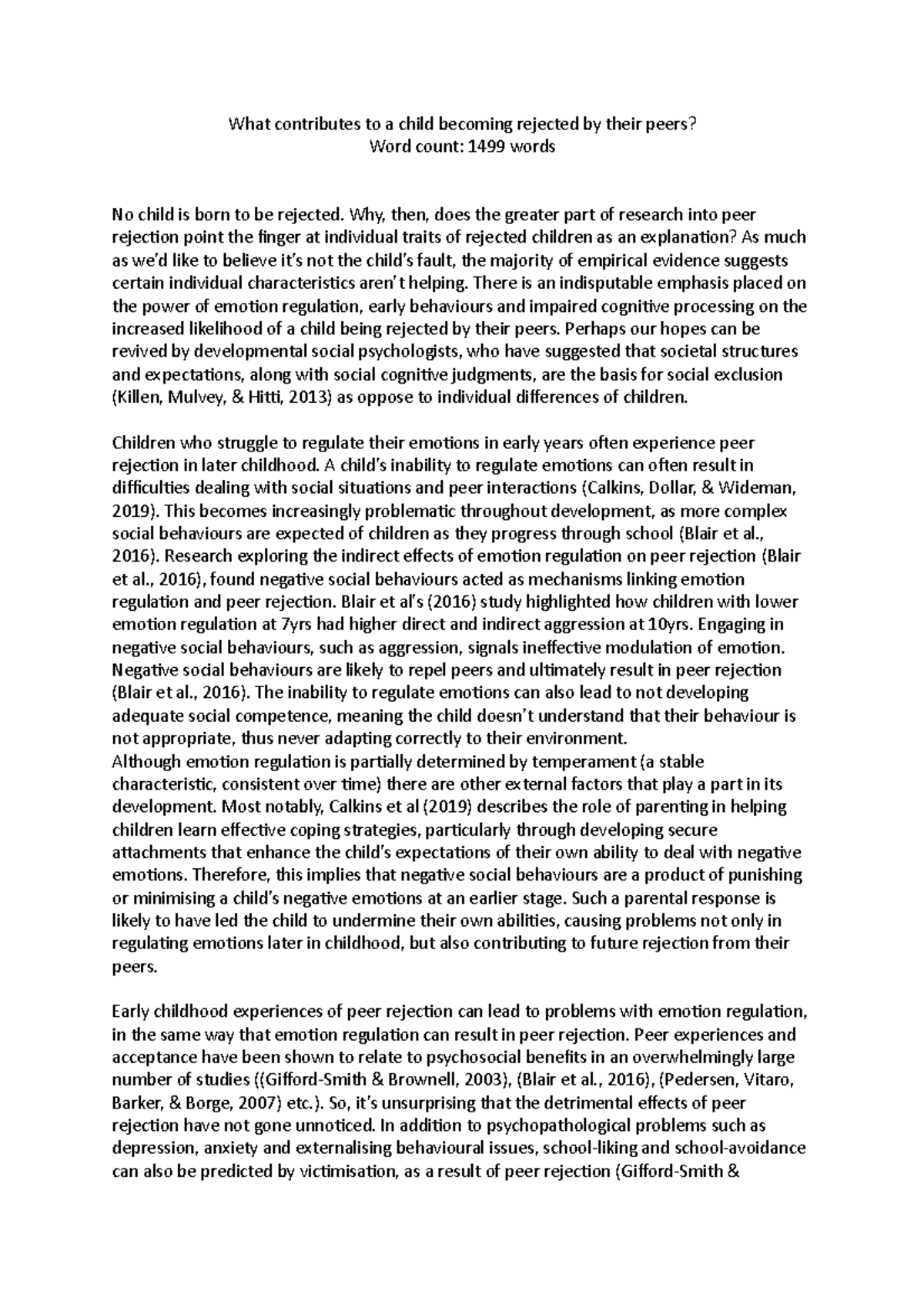 What contributes to a child becoming rejected by their peers - Why ...