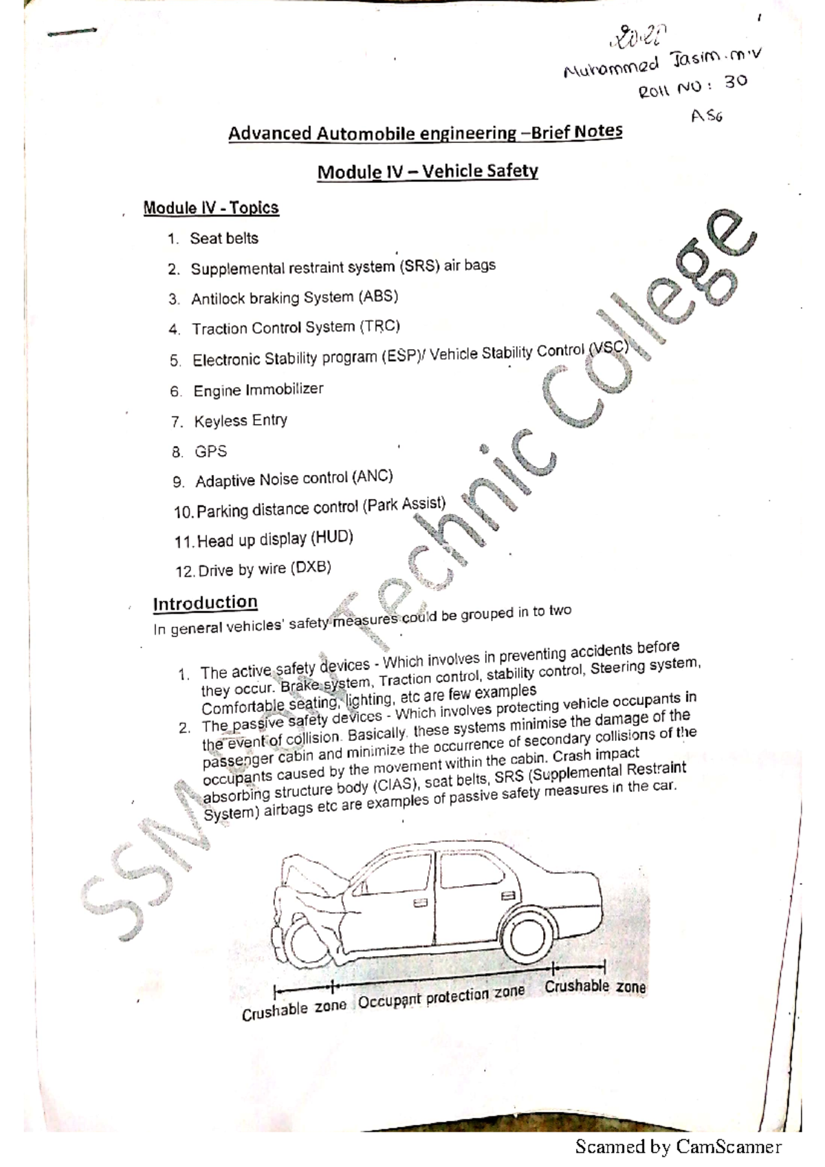 AAE MODULE 4 Automobile Engineering - Fundamentals Of Automobiles Engineering - Studocu