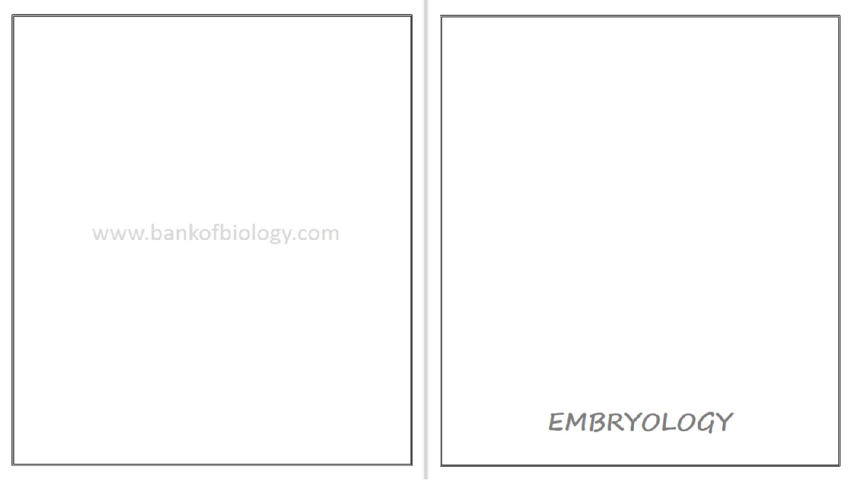 Embryology practicals +2 - Zoology plus two - Studocu