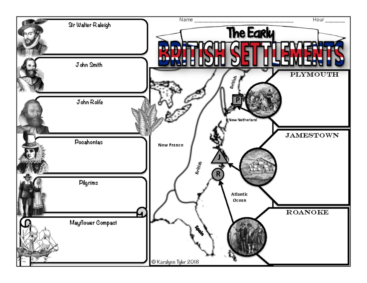 British Settlementsand Colonial Regions Student Infographic Notes ...